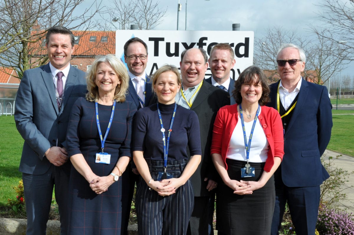 Sir George Berwick and Richard Lockyer visit Tuxford Academy - Tuxford ...