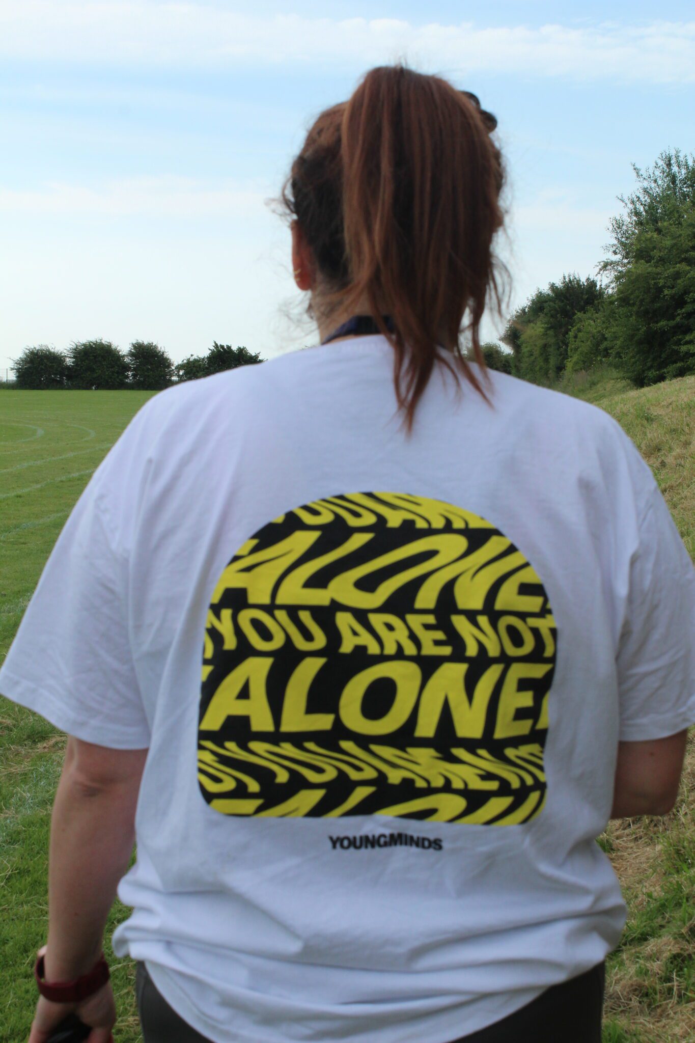 Post 16 students walk for Young Minds - Tuxford Academy