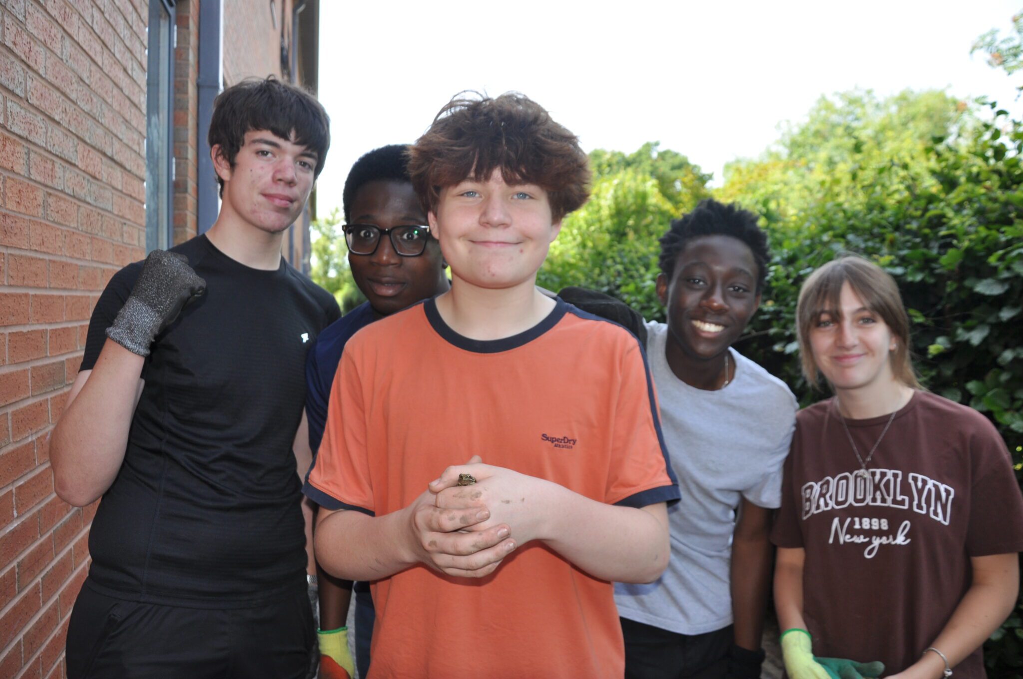School garden clear up - Tuxford Academy