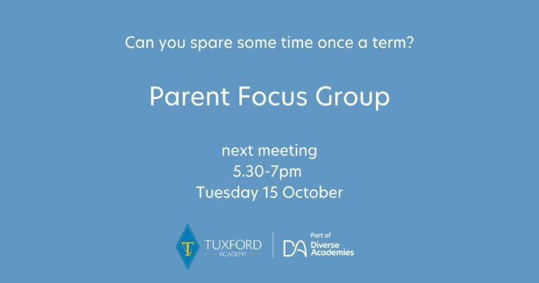 Parent Focus Group - Tuxford Academy