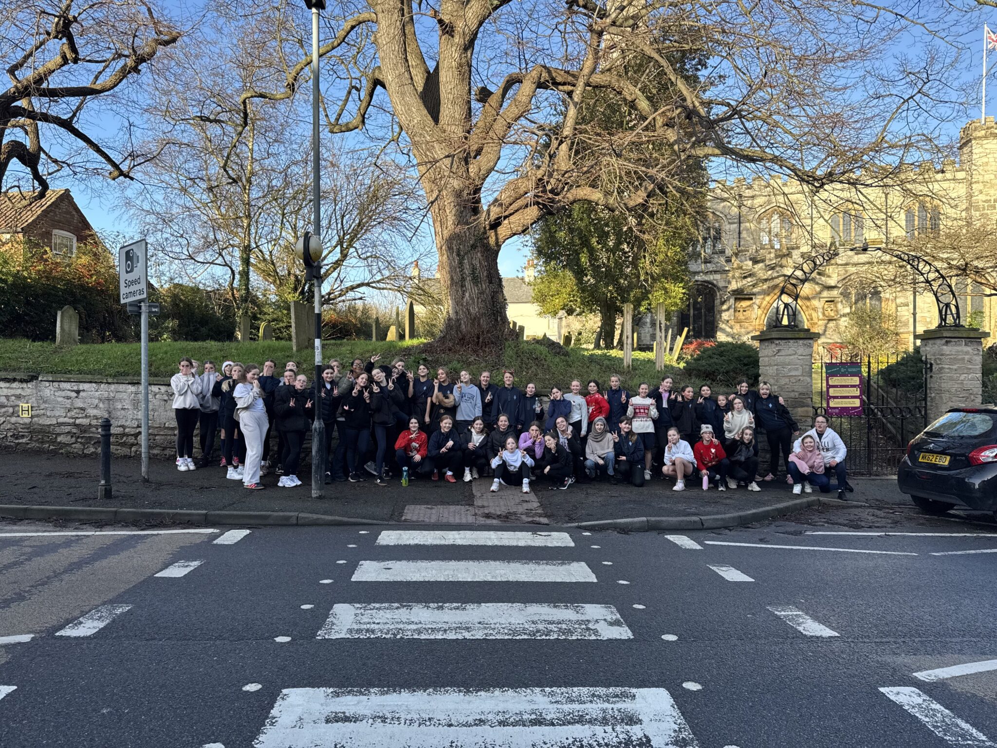 Year 7 landmarks of Tuxford walk - Tuxford Academy