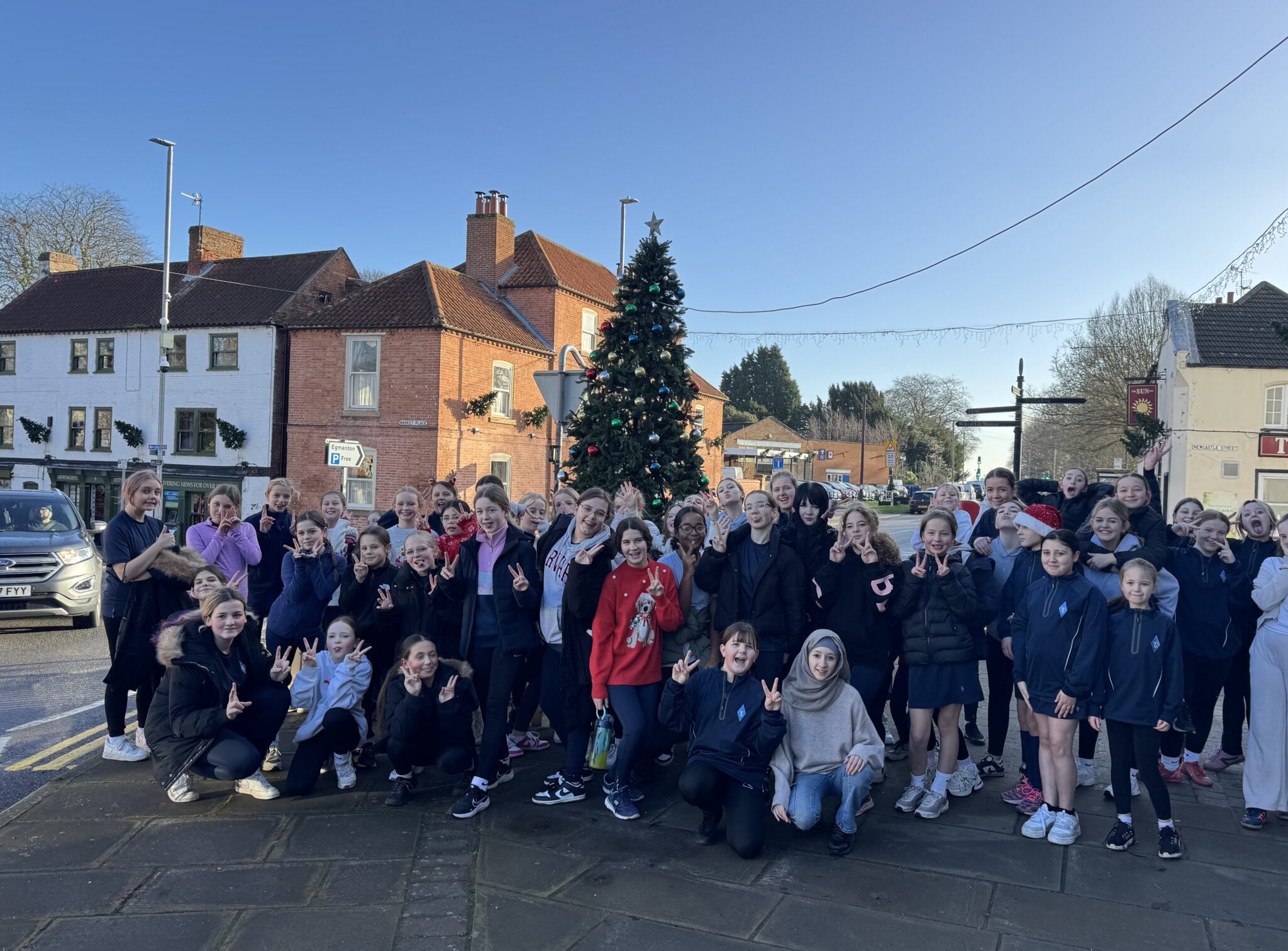 Year 7 landmarks of Tuxford walk - Tuxford Academy