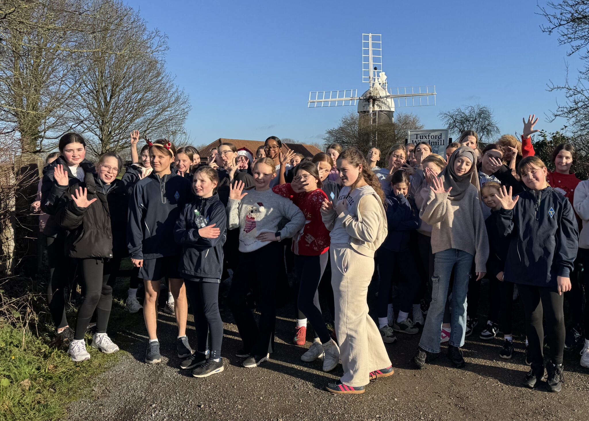 Year 7 landmarks of Tuxford walk - Tuxford Academy